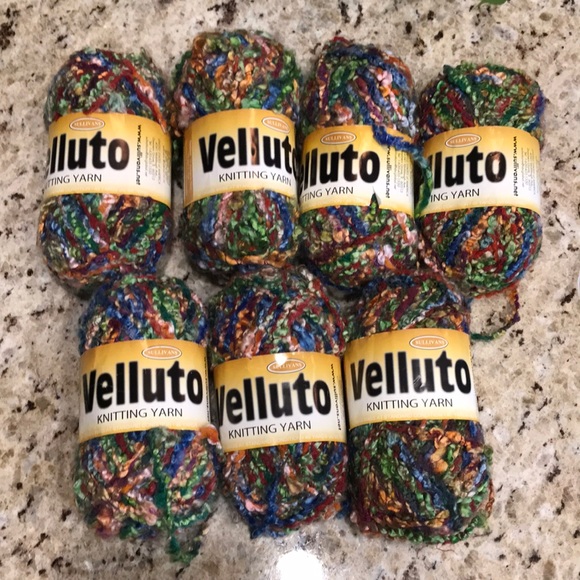 Sullivan’s Velluto Yarn | Office | Nwt Bundle Of 7 Skeins Velluto ...